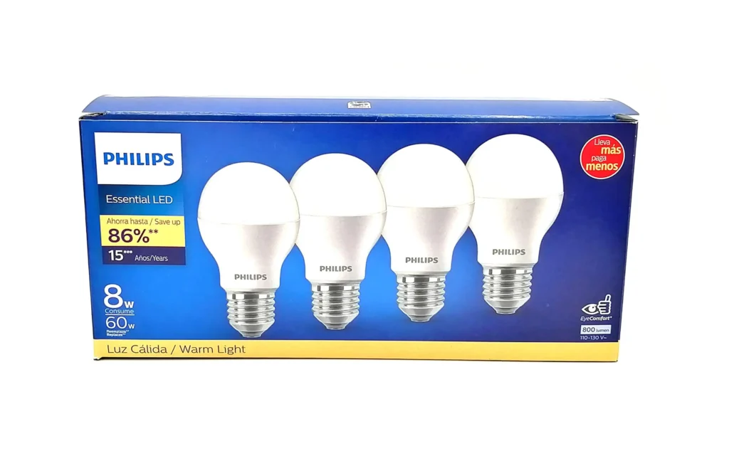 Focos led philips luz cálida para tu hogar | Leds AR